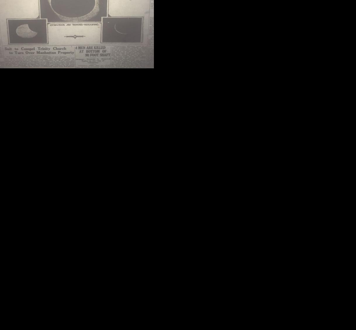 Remembering Lancaster County's solar eclipses in the 1900s and 1800s ...