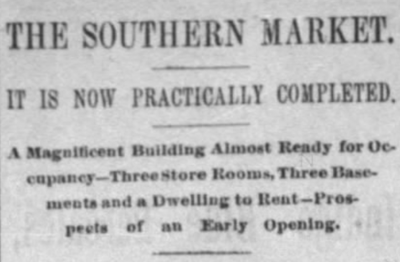 Here's a look back at the 98 years when Southern Market actually was a ...