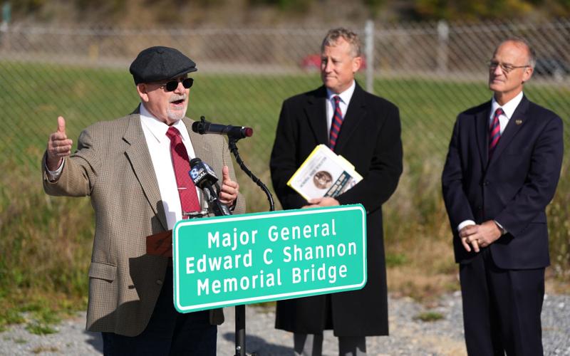 Bridge over Route 441 in Columbia dedicated to Maj. Gen. Ed Shannon ...