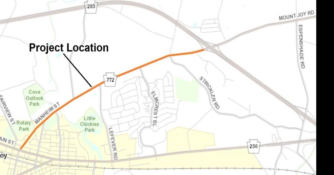 $1.3 million Route 772 resurfacing project to begin Monday | Local News ...