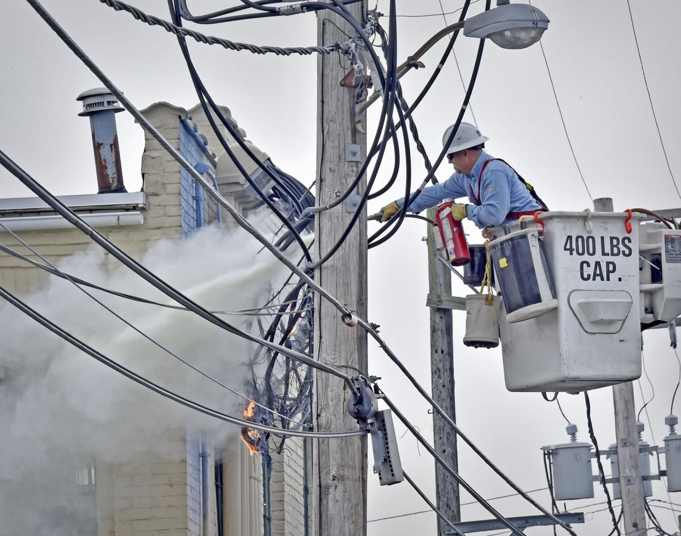 Electrical wire catches fire in Lancaster city | Local News ...