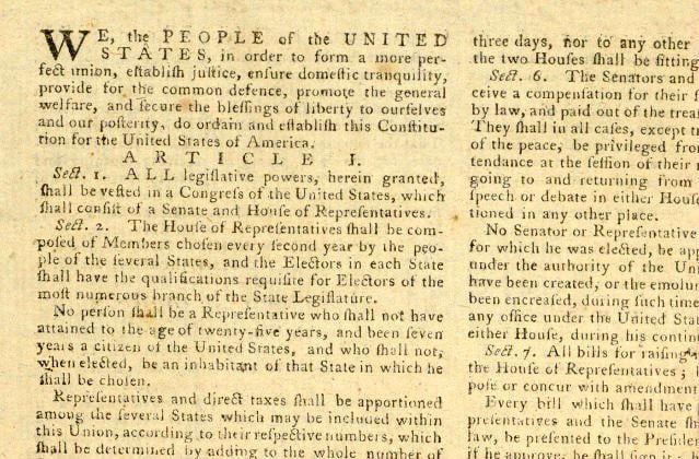 It's an especially good time to read the U.S. Constitution [opinion ...