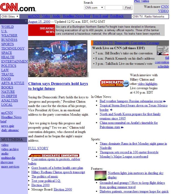Here's what 10 of your favorite websites looked like at the dawn of the ...