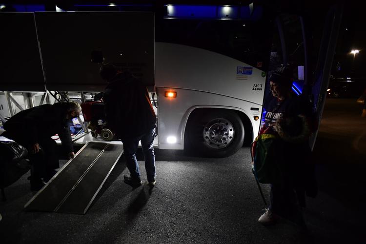 Buses carrying Lancaster County visitors return from Washington DC ...