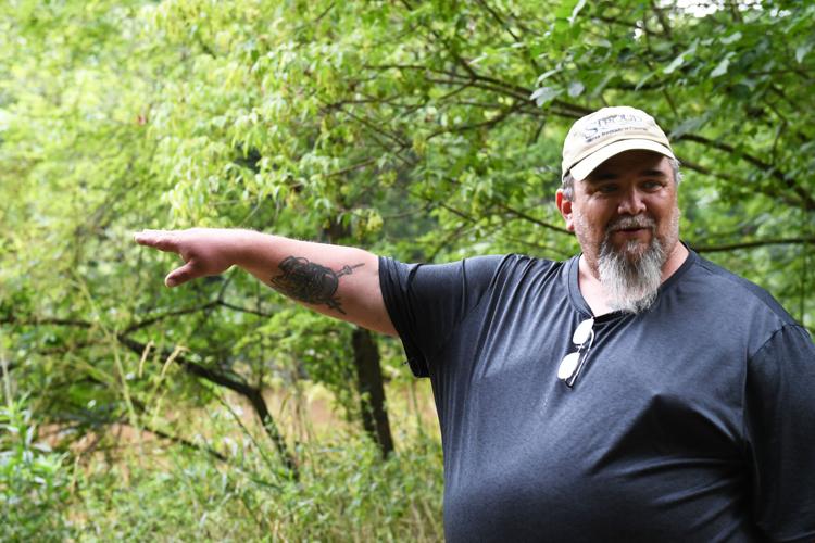Todd Roy explains about handicap access at Conestoga River [photos ...