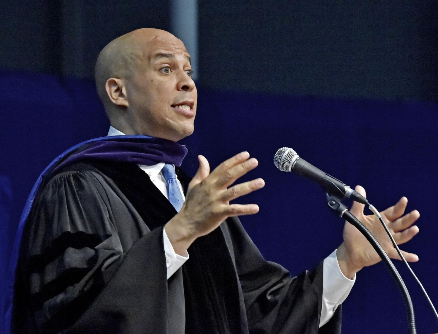 Sen. Cory Booker gave commencement speech at Franklin & Marshall ...