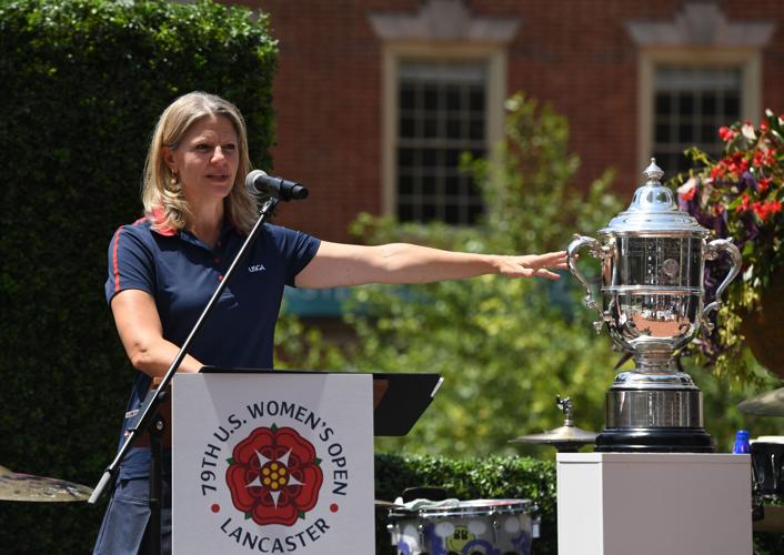 U.S. Women's Open trophy arrives in Lancaster [photos] | Pro Golf ...