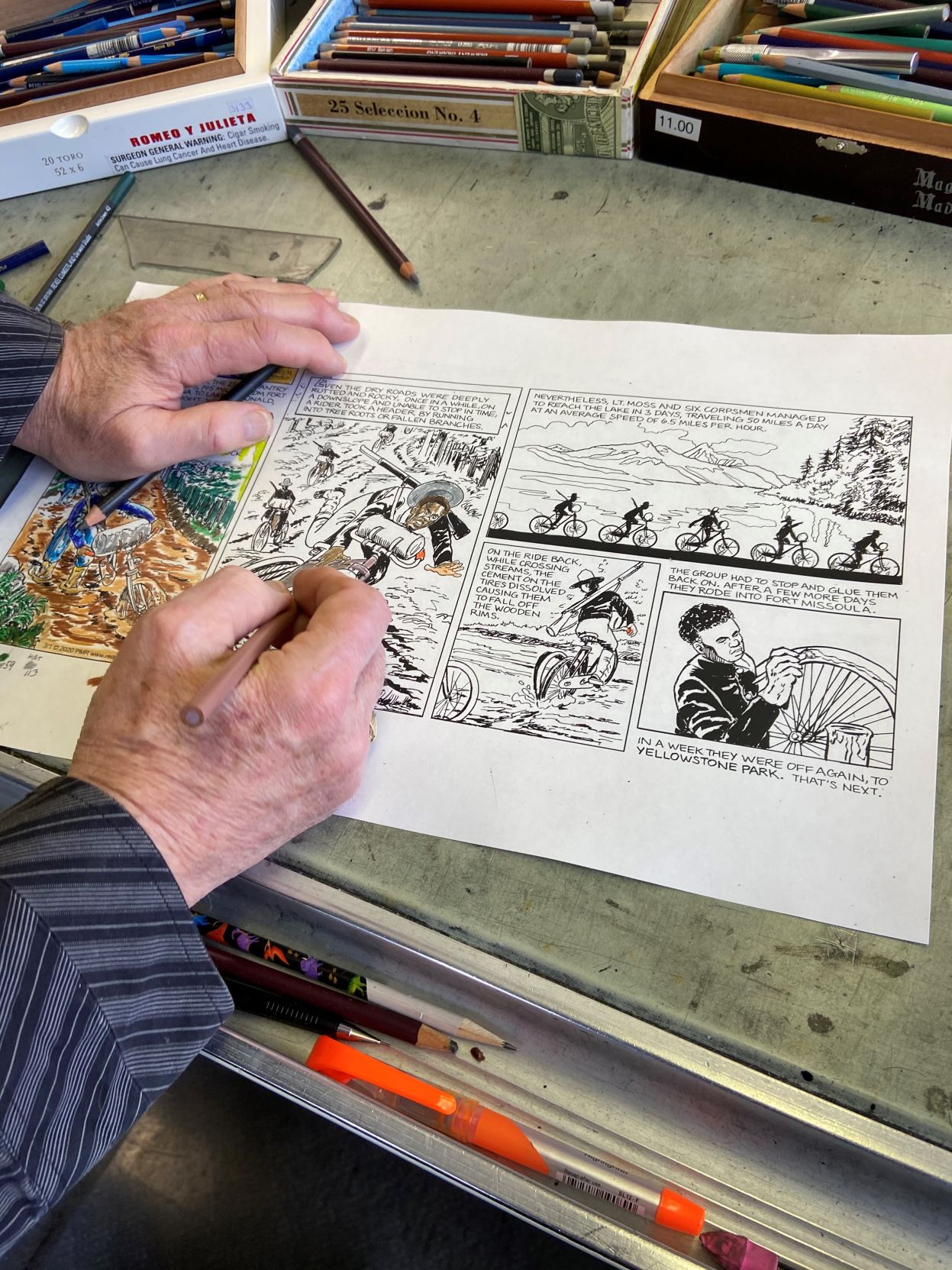 How Patrick Reynolds creates a 'Flashbacks' panel | | lancasteronline.com