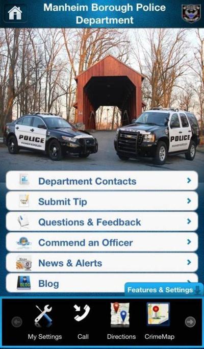 Manheim Borough Police launch smartphone app | Local News ...