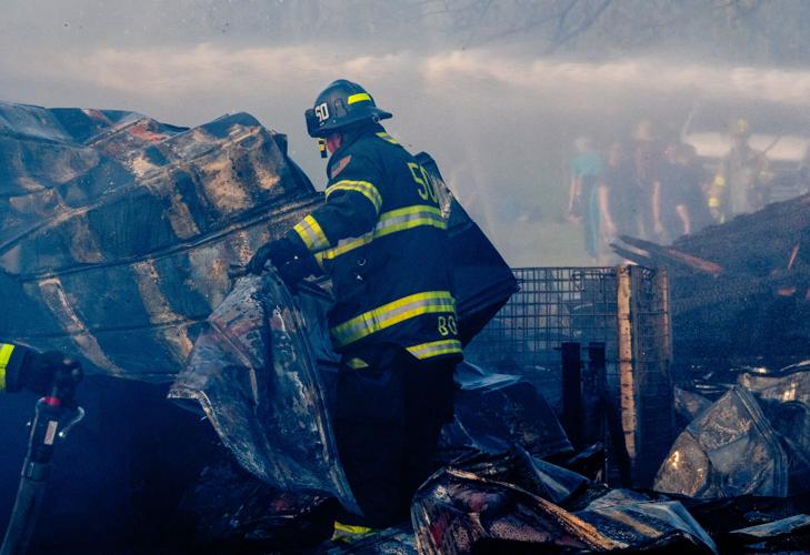 Scenes from fire at Freys Pallets in Drumore Township [photos] | Local ...
