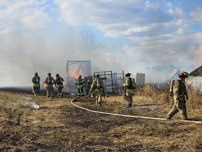 Multiple buildings involved in fire at Manor Township farm Sunday ...