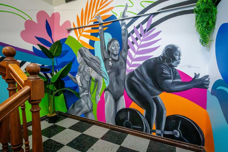 Inspirational women mural unveiled by powerlifter Tamara Wolcott at ...