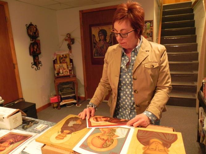Iconographer Jody Cole teaches others how to offer a window to heaven ...