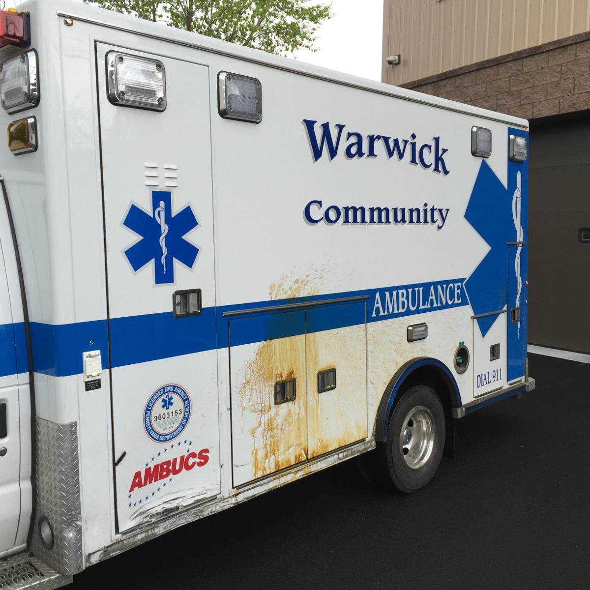 Ambulance carrying Warwick Twp. shooting patient collides with SUV in ...