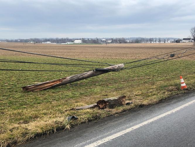 Snapped poles sit for 'months' in West Earl without repair [Lancaster ...