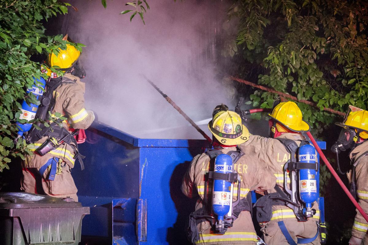 Fireworks lead to dumpster fires across the county last night: fire ...
