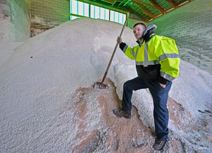Municipal salt stores are ready for Friday's storm, despite a taxing ...