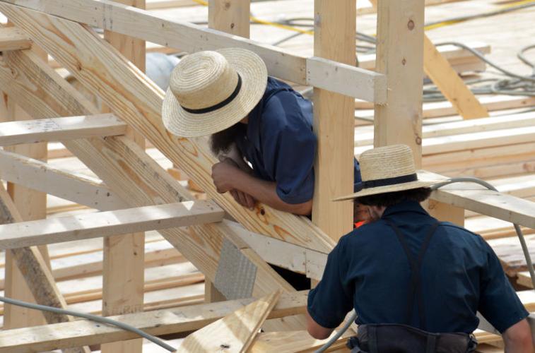 Photo Gallery: Amish Barn-Raising in Lancaster County | Local News ...