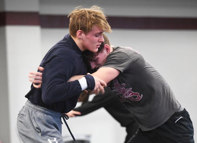 Manheim Central wrestler Brett Barbush [photos] | | lancasteronline.com