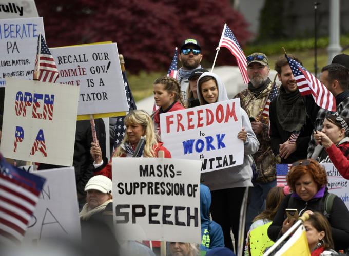 Scenes from ReOpen PA rally at State Capitol in Harrisburg [photos ...