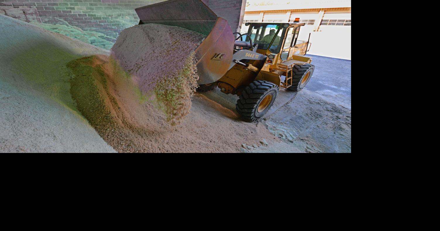 Municipal salt stores are ready for Friday's storm, despite a taxing ...