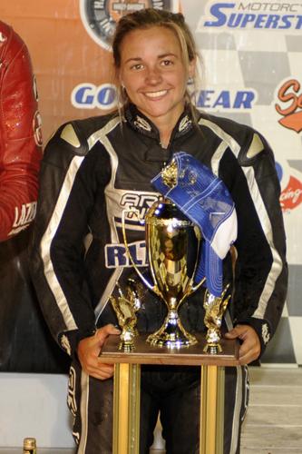 Willow Street's Shayna Texter is blazing trails on pro motorcycle tour ...