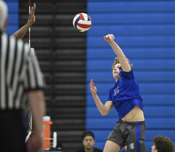 Cocalico vs. Garden Spot - L-L League boys volleyball [photos] | Boys ...