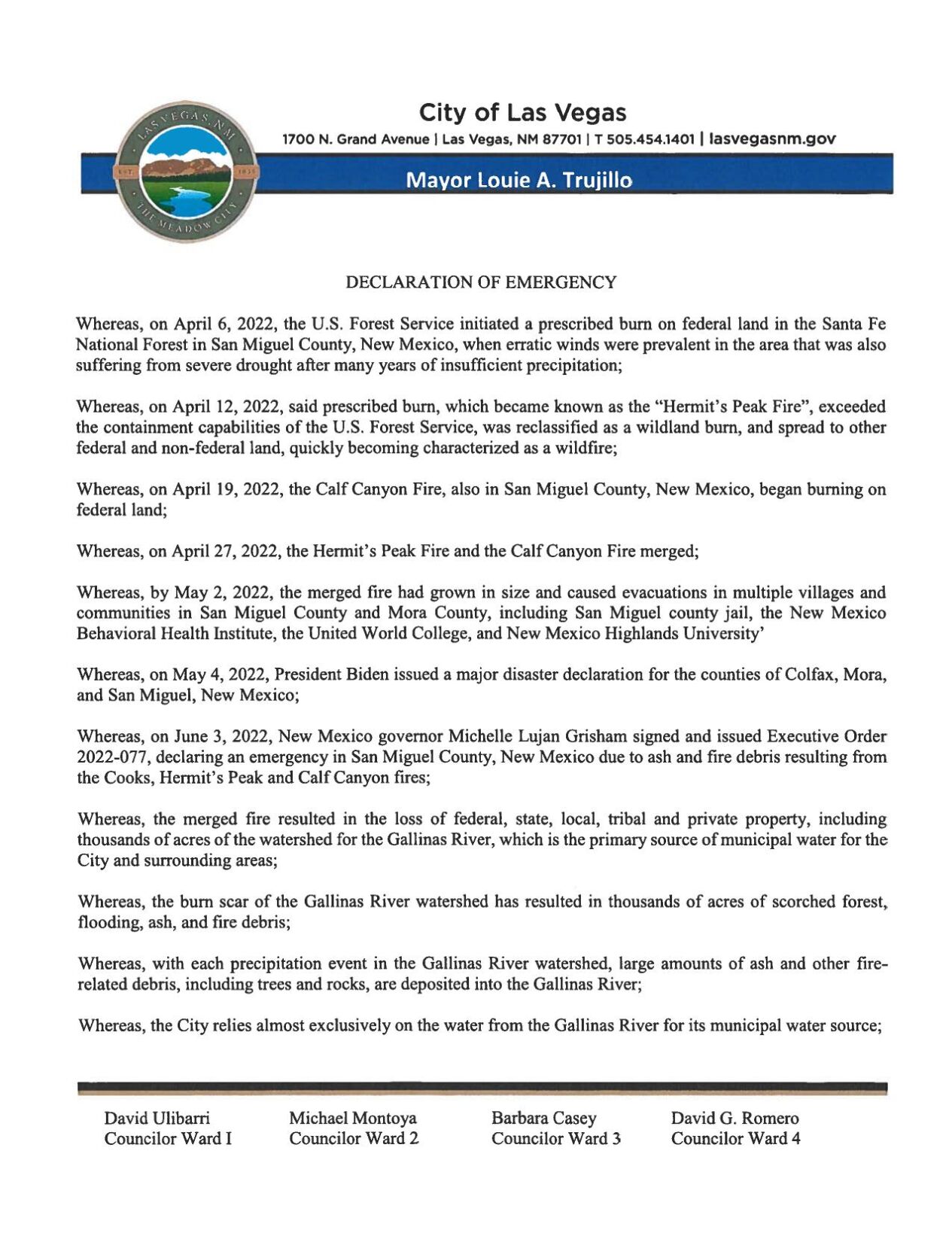 City issues emergency declaration over water concerns | Community ...