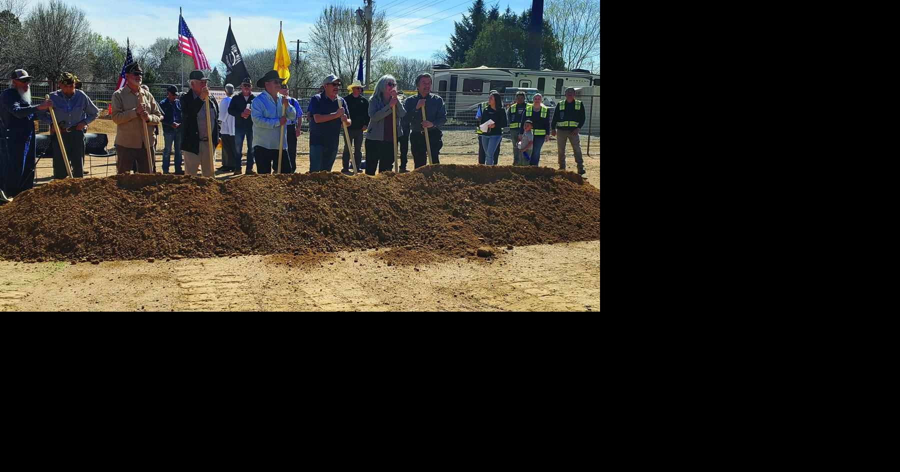 Mora County hosts groundbreaking for veterans memorial | Local News ...