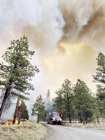 Fire continues to spread north: Now threatening San Miguel, Mora, Taos ...