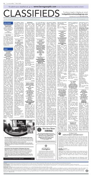 Page B006 | e-Edition | lasvegasoptic.com