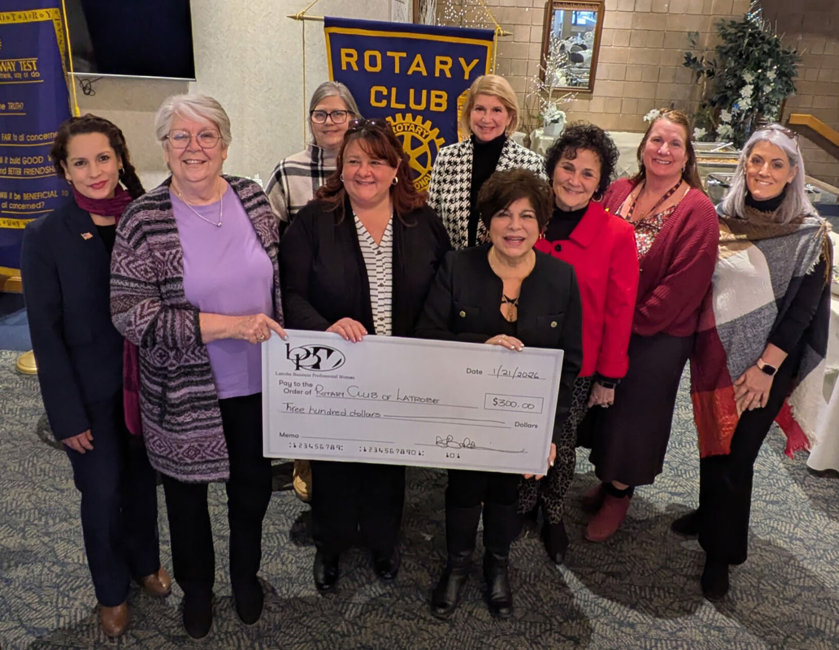 Latrobe BPW supports Rotary Food for Thought Backpack Program ...