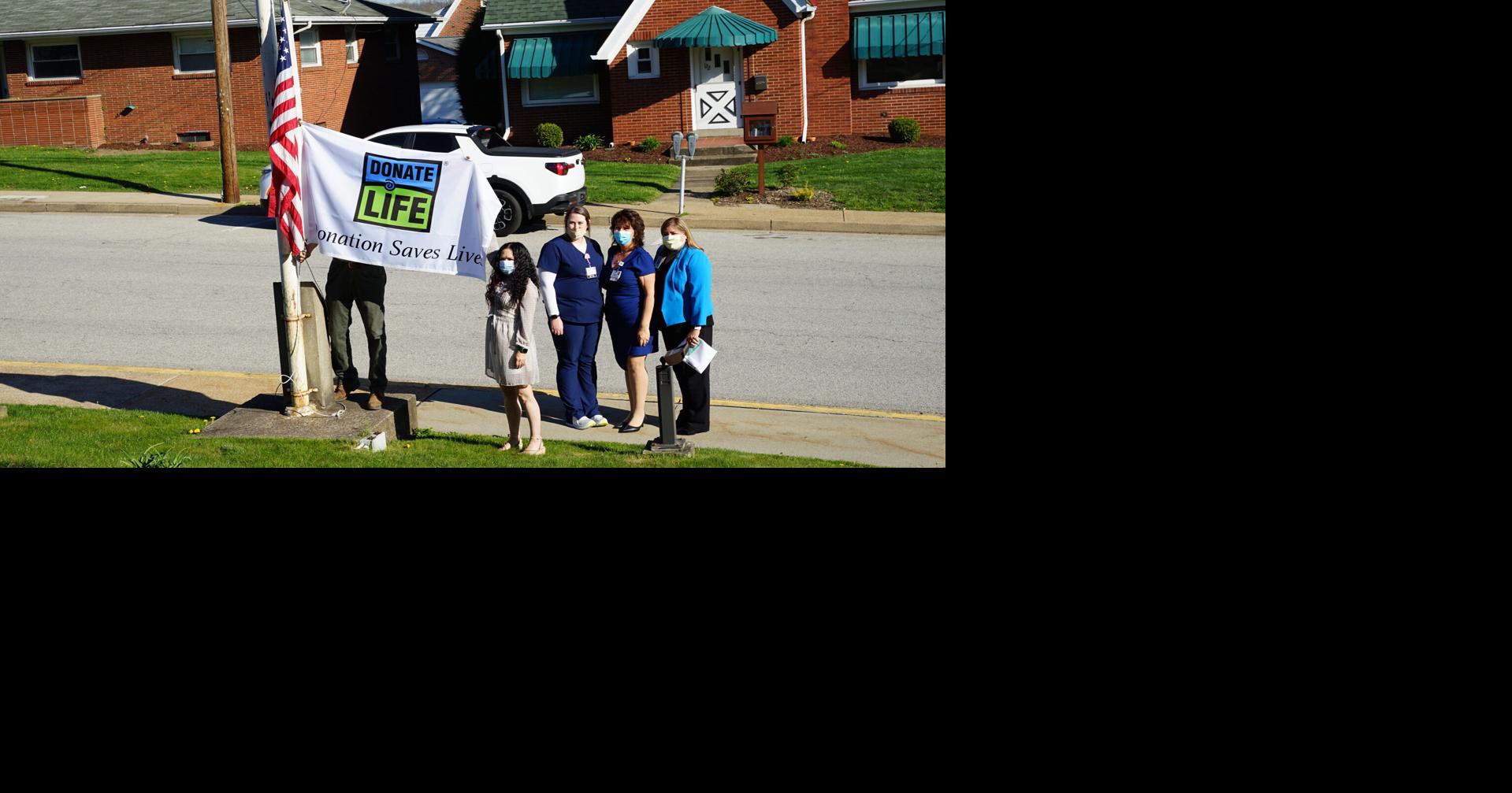 Flag-raising ceremony spotlights importance of organ donation | Local ...