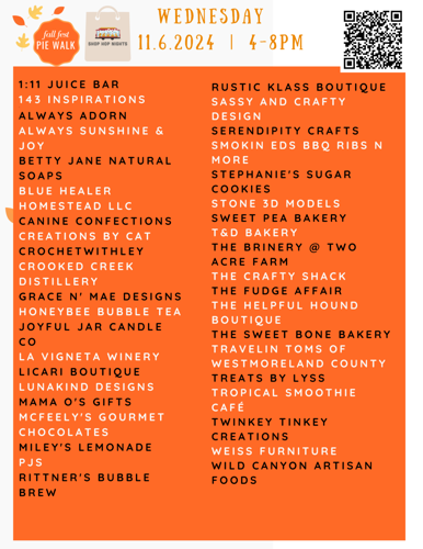 Fall Fest Pie Walk tonight | Local News | latrobebulletinnews.com