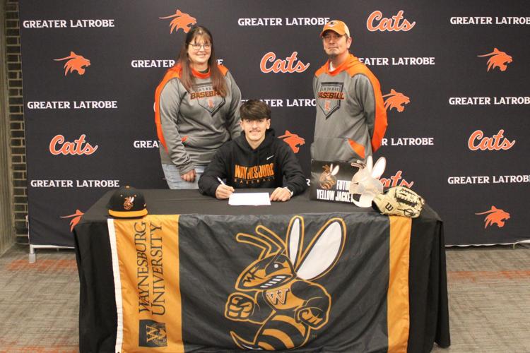 Greater Latrobe's Mason Leonard signs to Waynesburg University | Local ...