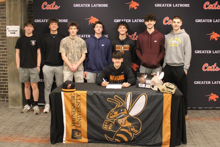 Greater Latrobe's Mason Leonard signs to Waynesburg University | Local ...