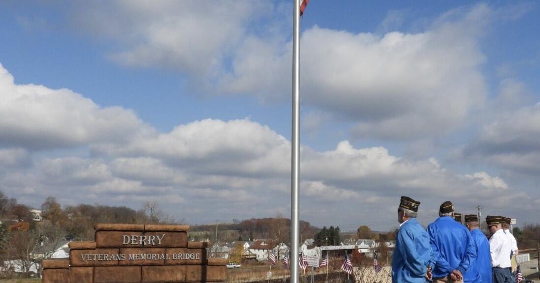 Derry VFW honors vets, replaces flag | Multimedia | latrobebulletinnews.com