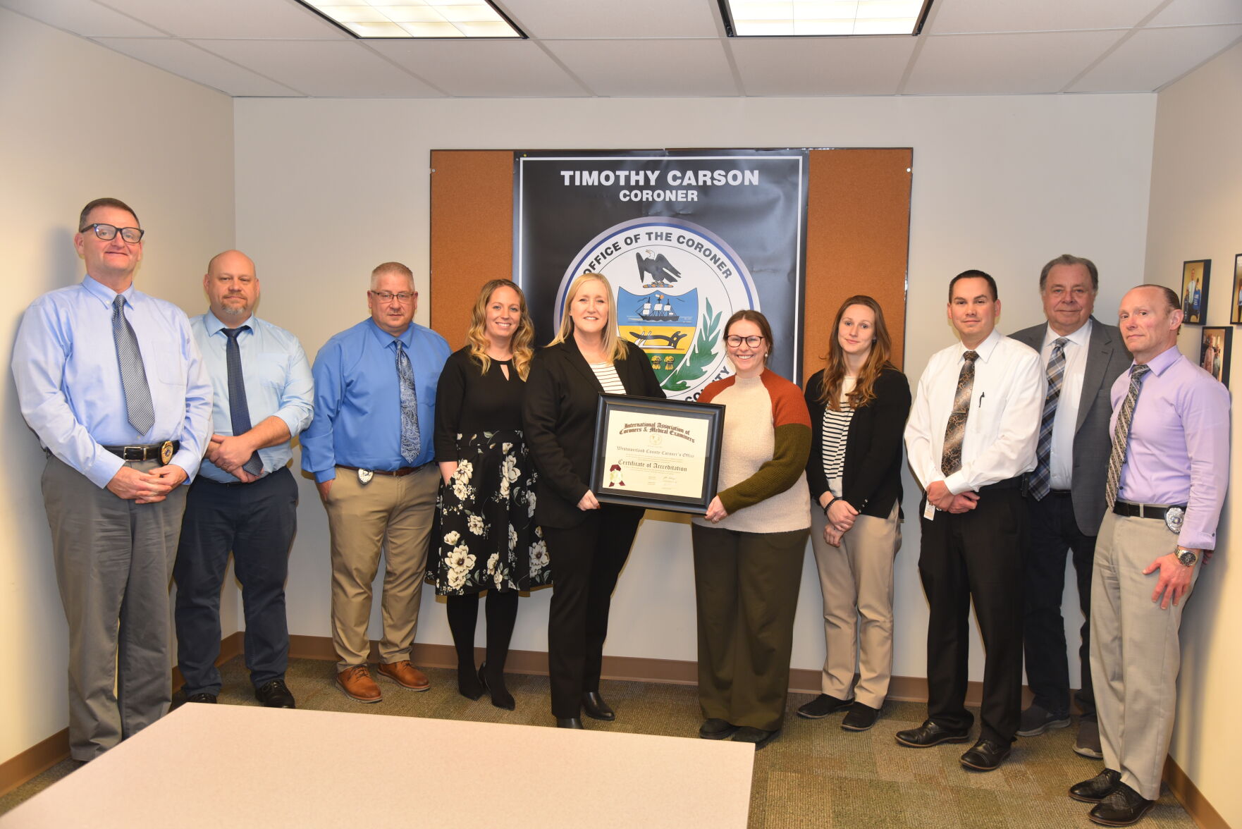 Westmoreland County Coroner's Office receives accreditation | Local ...
