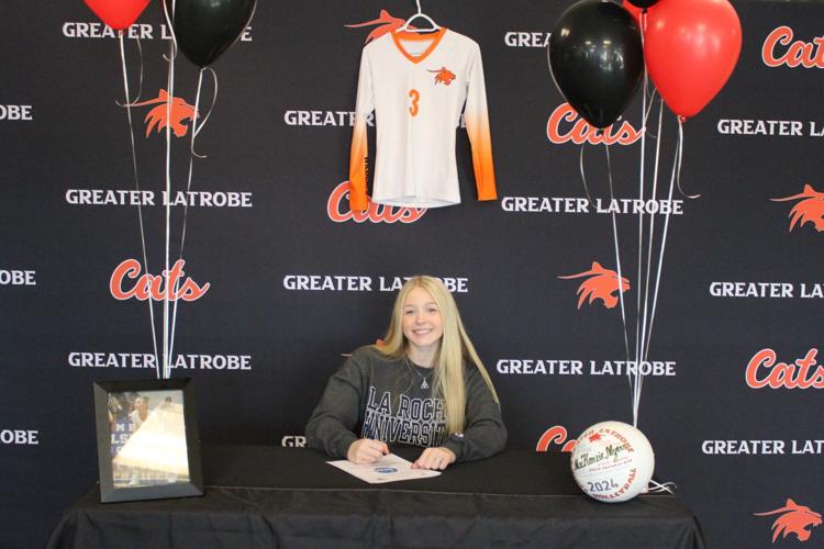 Greater Latrobe's MacKenzie Myers signs to La Roche University | Local ...