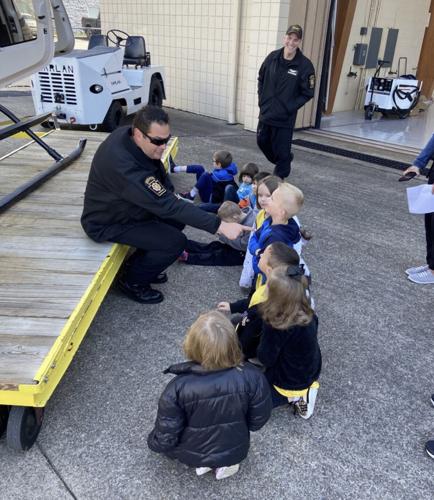 Dreams take-off at air museum: Field trip introduces kindergarteners to ...