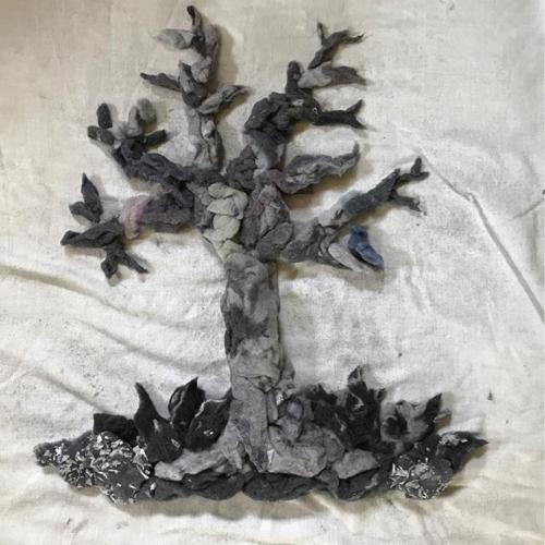 Unity Township artist turns dryer lint into sculptures | Local News ...