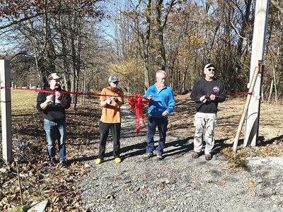 Ribbon cutting held to open new Falcon Field trail | Mainline News ...