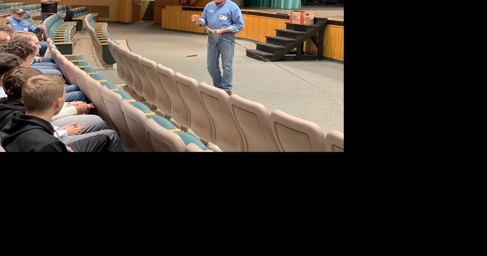 GL seniors learn the art of fly casting | Education ...