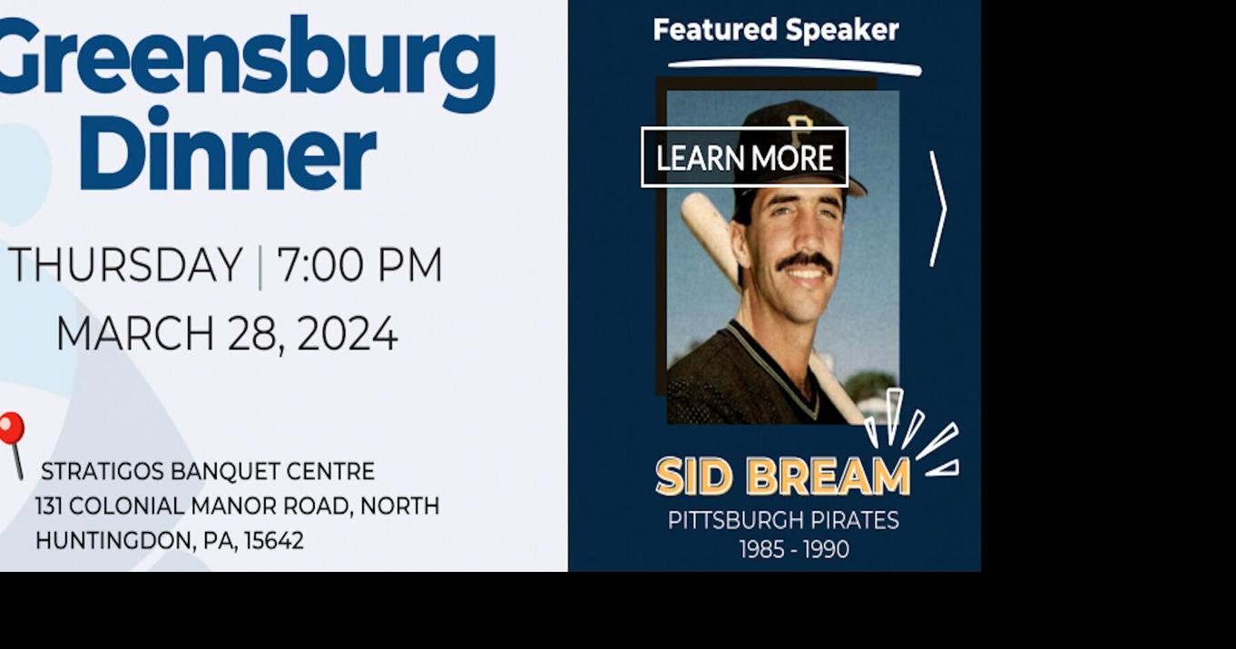 Baseball legend Sid Bream to speak at Thursday dinner, Good Friday ...