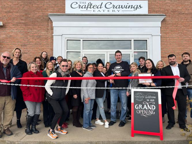 The Crafted Cravings Eatery celebrates with a ribbon-cutting ceremony ...