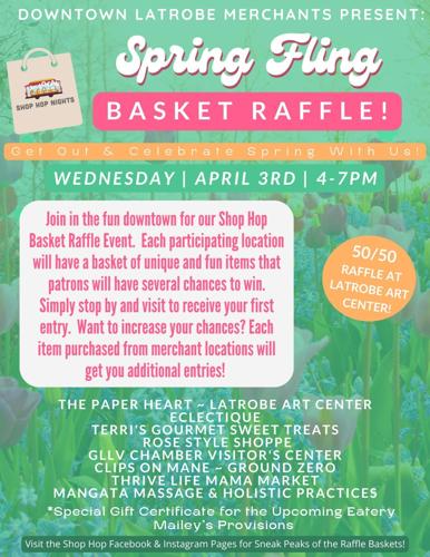 Shop Hop Night features Spring Fling Basket Raffle | Local News ...