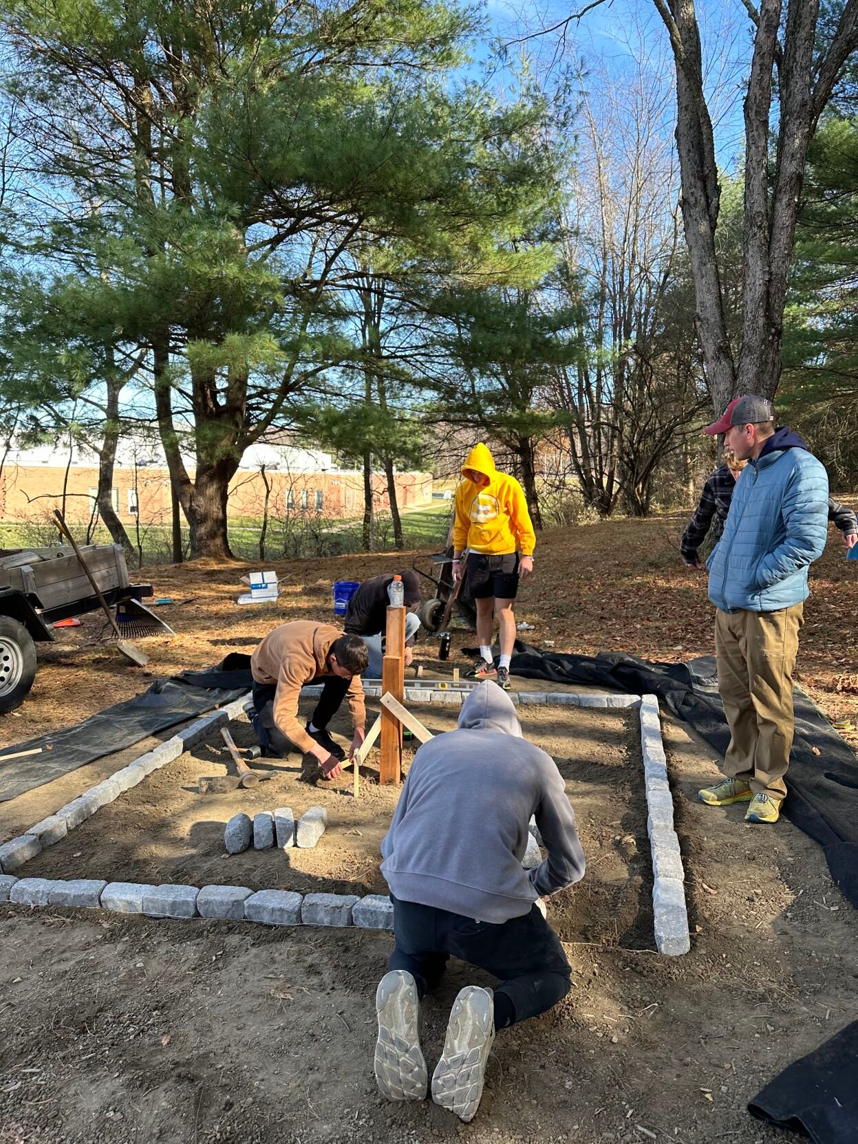 Troop 311 builds pebble harp for BES | Education | latrobebulletinnews.com