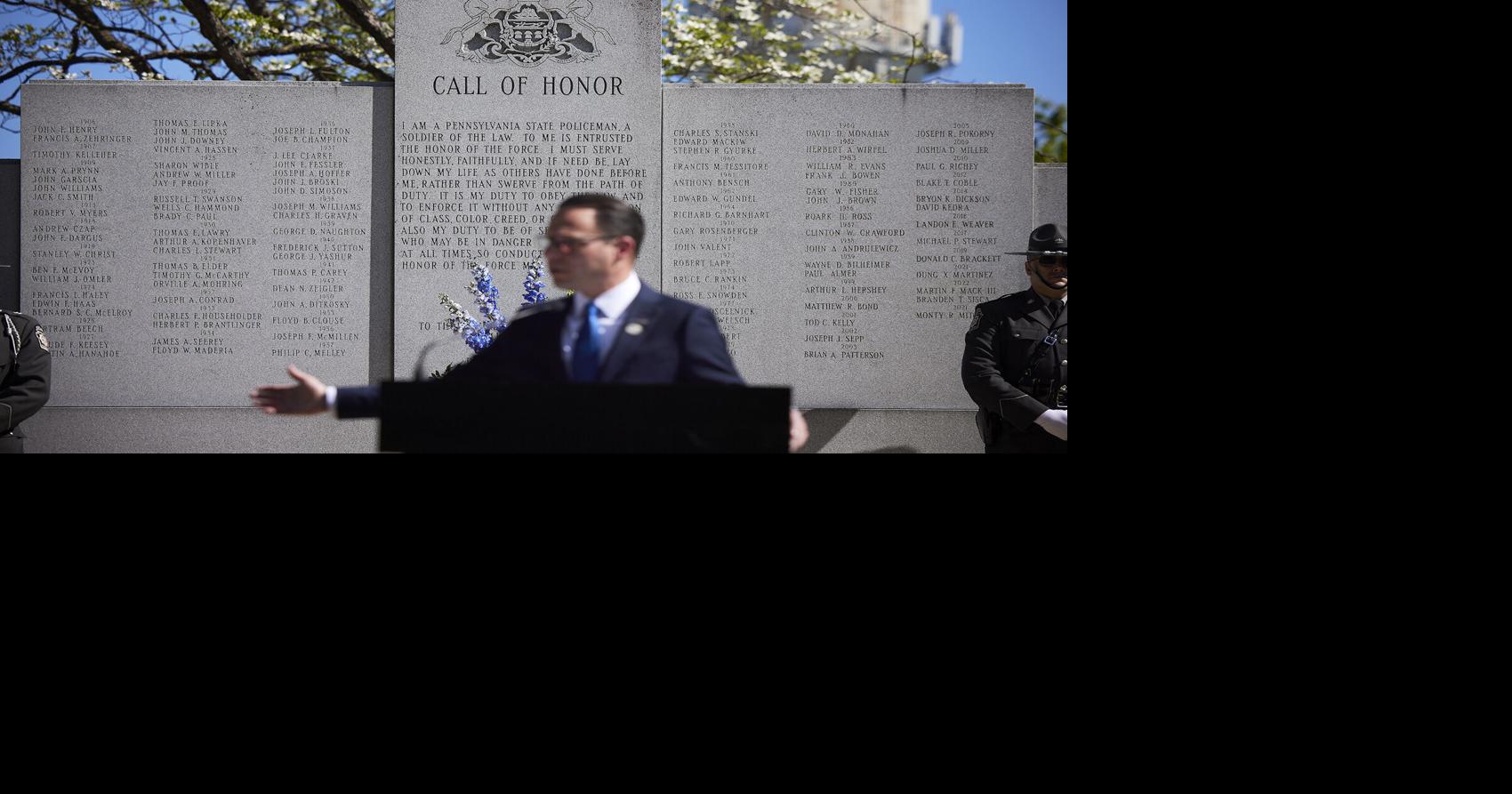 Pennsylvania State Police, governor honor fallen troopers, mark 118 ...