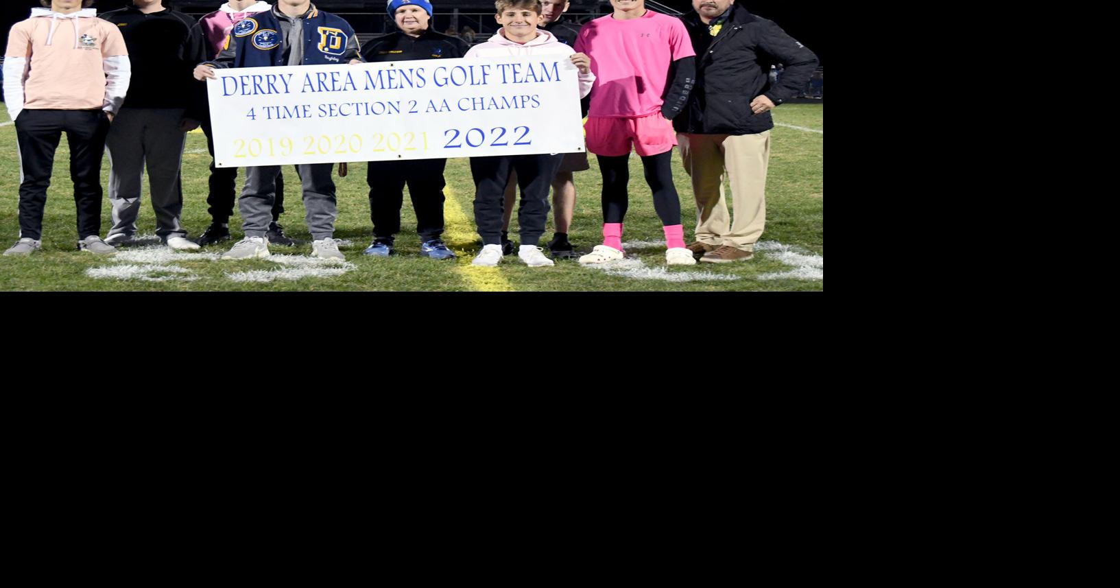 Derry Area boys golf team recognized | Local News | latrobebulletinnews.com