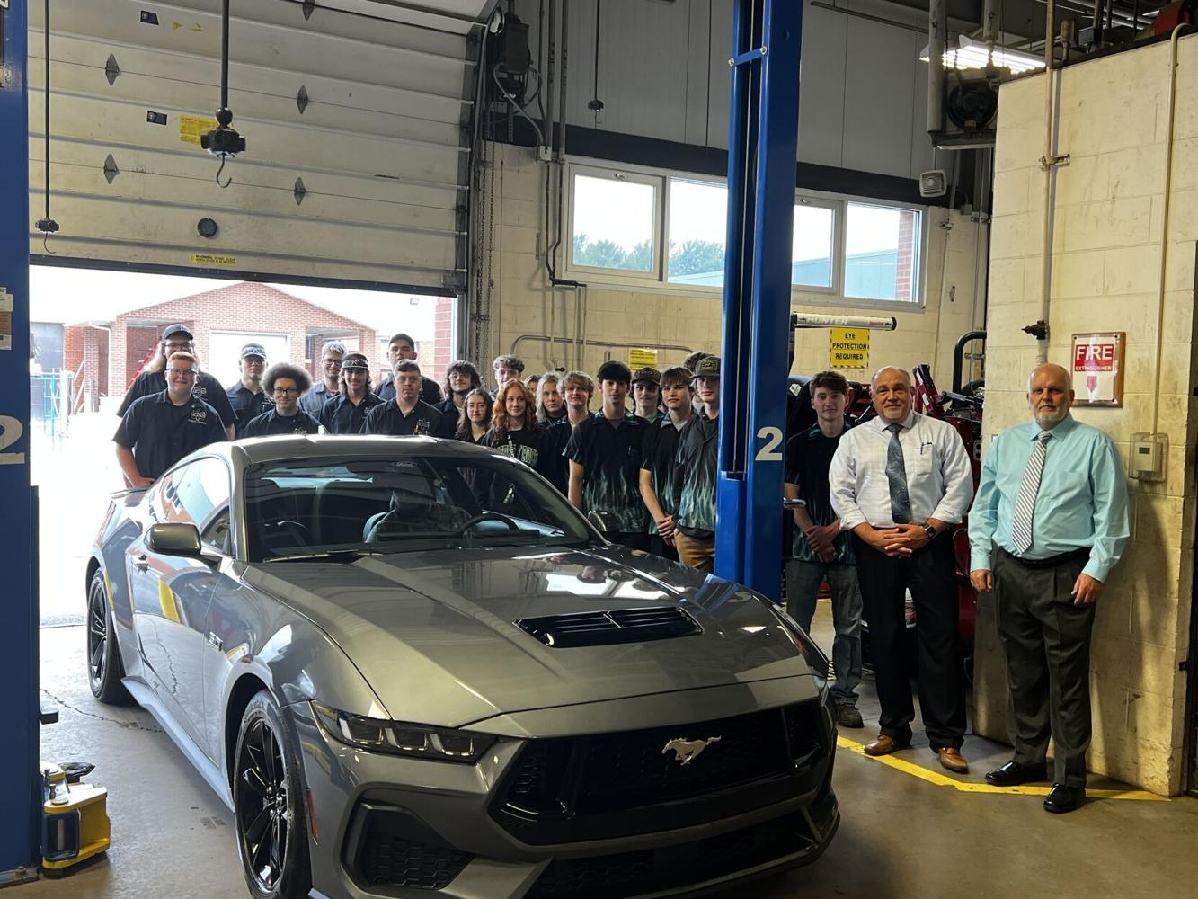 EWCTC automotive technology receives 2024 Ford Mustang | Education | latrobebulletinnews.com